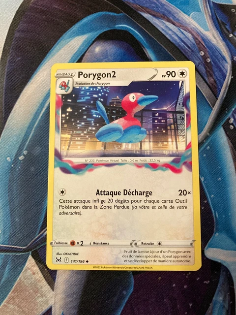 CARTE POKÉMON PORYGON2 141/196 EB11 Origine Perdue EUR 1,00 - PicClick FR
