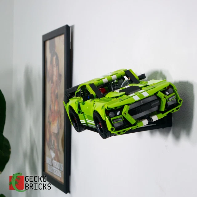 WALL MOUNT FOR LEGO 42138 Ford Mustang Shelby GT500 Technic Gecko ...