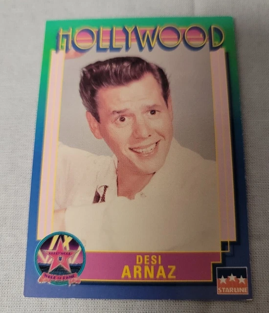CARTE HOLLYWOOD WALK of Fame (1991 Starline) Desi Arnaz #138 I Love ...