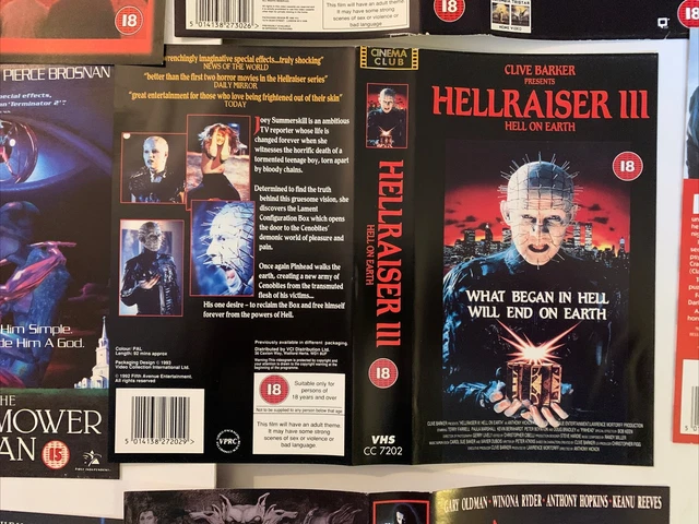 HORROR VHS VIDEO Tape Sleeves /covers X14 Shocker, Creepshow ...