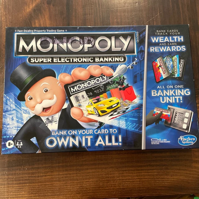 HASBRO MONOPOLY SUPER Electronic Banking Board Game - E8978 $20.00 ...