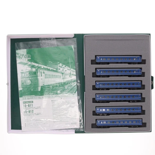 KATO N GAUGE 24 Series Sleeper Limited Express Yuzuru 6 Car Set £120.60 - PicClick UK
