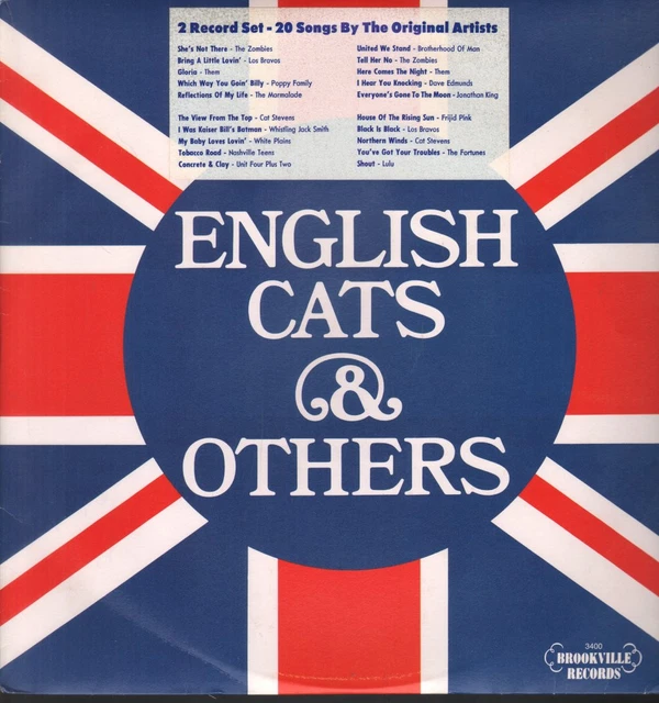 VARIOUS ARTISTS ENGLISH Cats and Others double LP vinyl USA Brookville ...