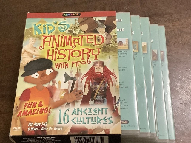 KIDS ANIMATED HISTORY with Pipo 16 Ancient Cultures Homeschool History ...