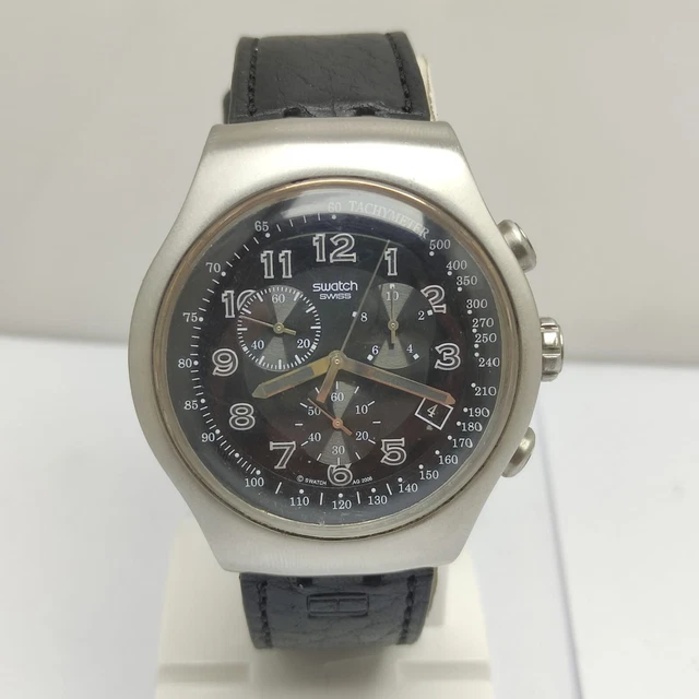 SWATCH SWISS IRONY V8 Cronografo Tachimetro Orologio da Uomo 47 mm EUR ...