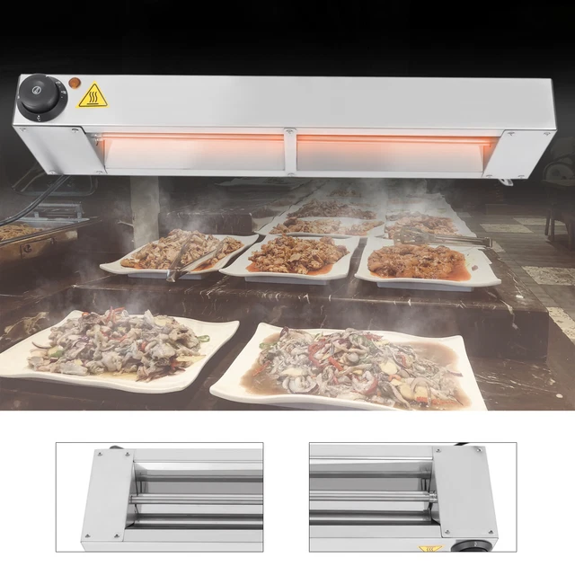 24 INCH FOOD Heat Lamp Overhead Food Warmer Food Electric Infrared ...