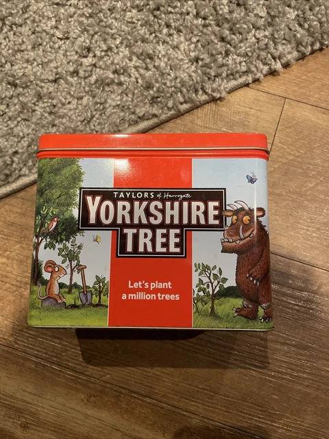 TAYLORS OF HARROGATE Yorkshire Tree Gruffalo Tea Tin Yorkshire Tea ...