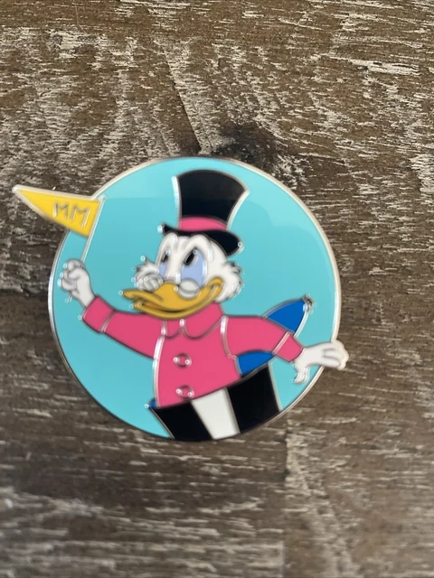 DISNEY SCROOGE MCDUCK Waving Flag The Mickey Mouse Club Mystery Pin ...