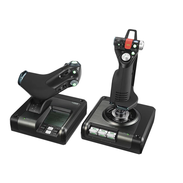 LOGITECH G SAITEK X52 Pro Flight Control System PC Video Game ...