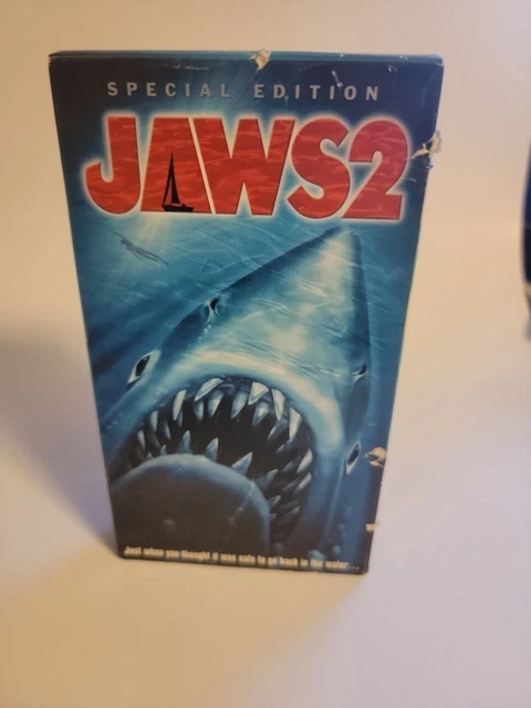 JAWS 2 (VHS, 1978) Special Edition Horror Movie Sequel *BUY 2 GET 1 FREE* £8.34 - PicClick UK