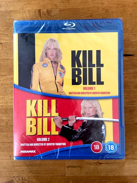 KILL BILL VOL 1 & 2 Blu-ray , Quentin Tarantino, Uma Thurman, New ...