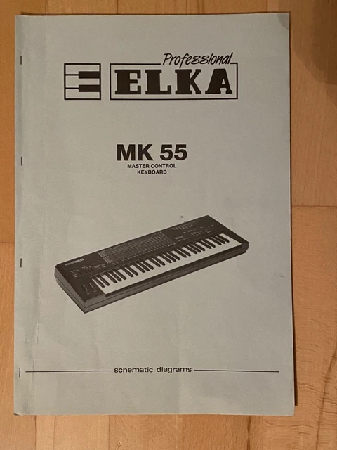ELKA MK55 Masterkeyboard Schaltbild Schematic Diagrams Service Manual ...
