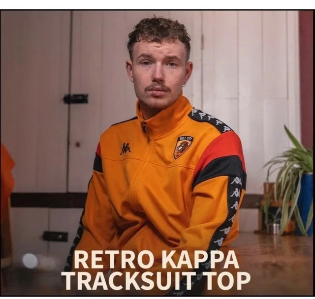 HULL CITY - LIMITED EDITION - Retro Style Kappa Track Suit Top - XL £ ...