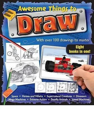AWESOME THINGS TO Draw Bind-Up (Binder) Spiral bound Book The Cheap ...
