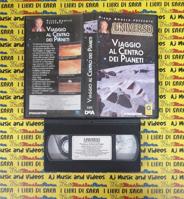 VHS FILM L'UNIVERSO PIERO ANGELA VIAGGIO AL CENTRO DEI PIANETI 1997 DEA ...