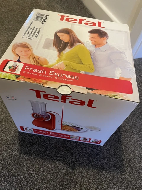 TEFAL FRESH EXPRESS Processor with Drum Attachments Grater Slicer £30. ...