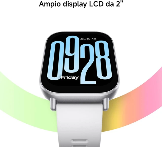 XIAOMI REDMI WATCH 5 Active 2" LCD Bluetooth Chiamate 5ATM SpO2 18gg ...