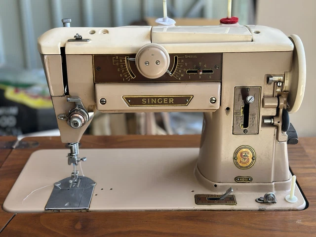 SINGER 401A SEWING machine cleaned Good cond SN NB506020 Vintage $230. ...