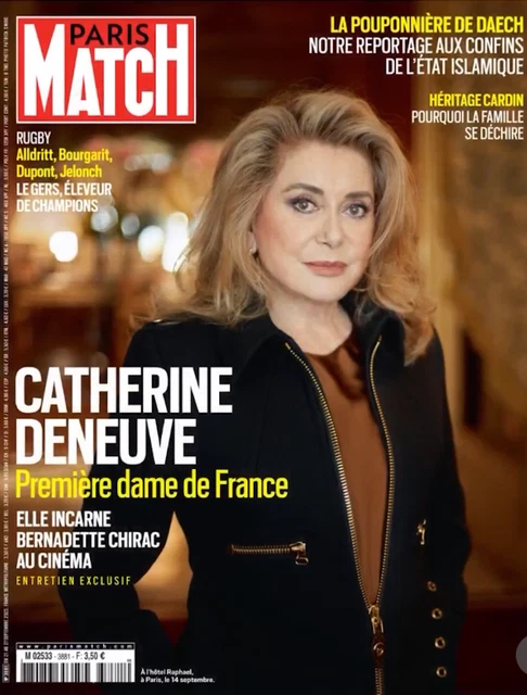 PARIS MATCH N° 3881 du 21 septembre 2023- Catherine Deneuve, 1ère Dame de France EUR 19,95 ...