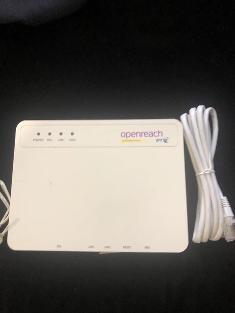 BT OPENREACH FIBRE VDSL2 Modem - ECI Telecom - B-FOCuS V-2FUb/r Rev B ...