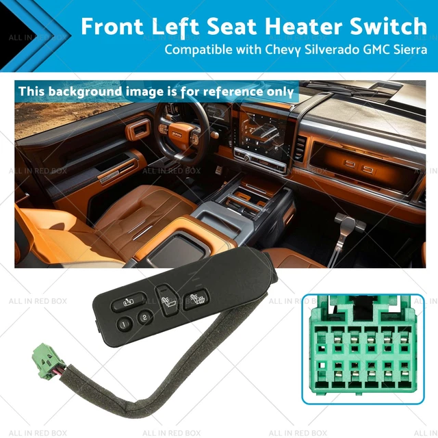 FRONT LEFT SEAT Heater Switch Suitable for 03-07 Chevy Silverado GMC ...