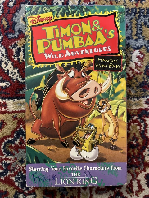 WALT DISNEY. Timon & Pumbaas' Wild Adventures - Hangin' with Baby. VHS ...