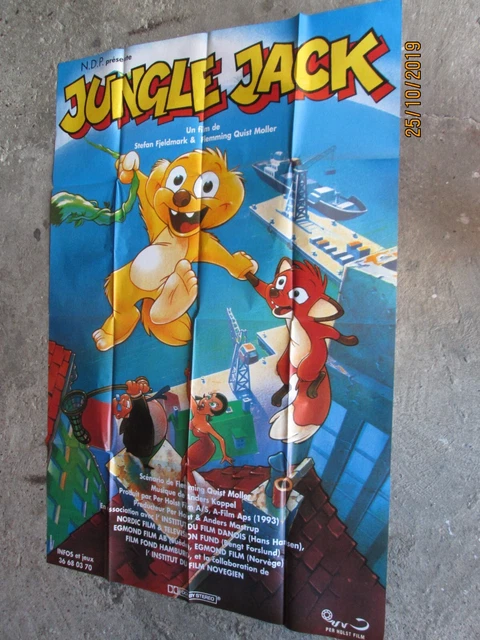 JUNGLE JACK Affiche cinéma originale pliée f:120/160 année 1994 TBE EUR ...