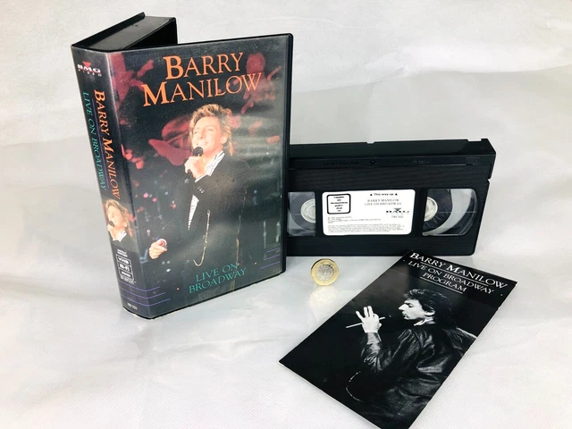 VHS VIDEO TAPE Barry Manilow Live on Broadway Vintage Collectable ...