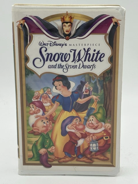 VINTAGE DISNEY SNOW White And The Seven Dwarfs VHS Masterpiece 1524 ...