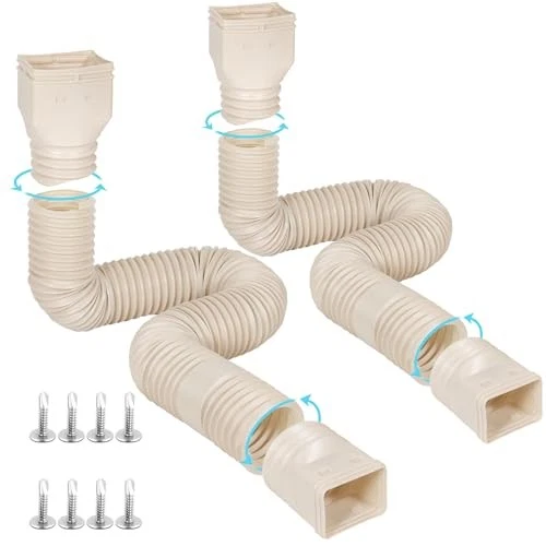 RAIN GUTTER DOWNSPOUT Extensions Flexible, Drain Downspout Extender ...