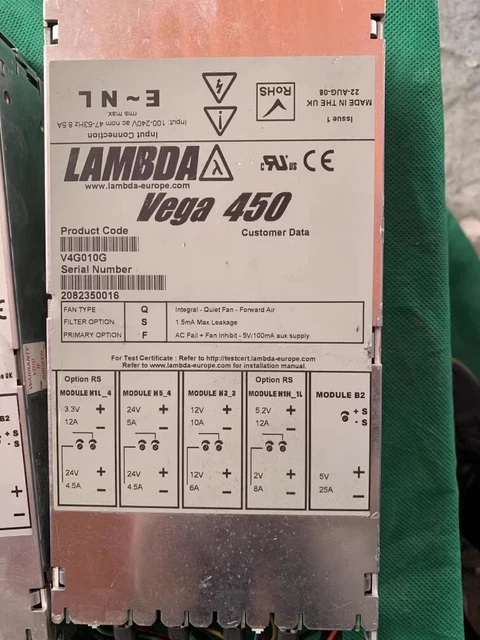1 PC USED good TDK-Lambda V4G010G vega450 By express with 90 warranty £ ...