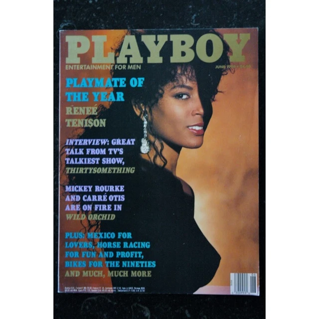 PLAYBOY US 1990 06 Cover Renee Tenison Interview Thirtysomething Mickey ...