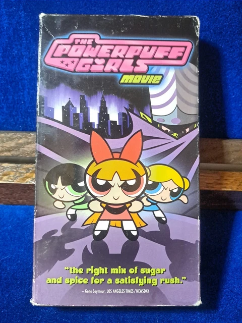 THE POWERPUFF GIRLS Movie (VHS, 2002, Slip Sleeve) Cartoon Network ...