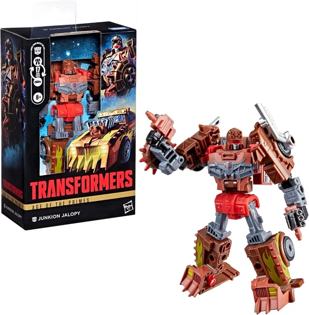 TRANSFORMERS AGE OF the Primes Deluxe Class Junkion Jalopy Action ...