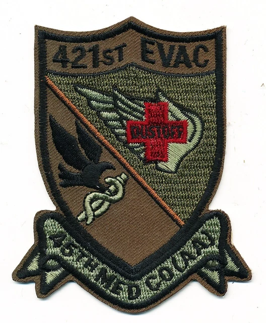 AUFNÄHER PATCH US Army 45th Medical Company (Air Ambulance), tarn, ohne ...