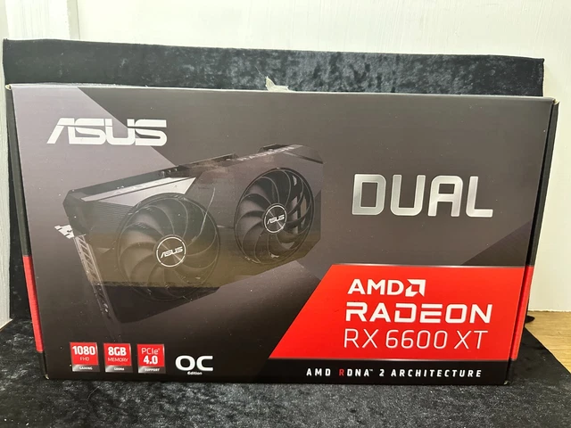 ASUS AMD RADEON RX 6600 XT, 8GB GPU, Used, Boxed, Working £0.99 ...