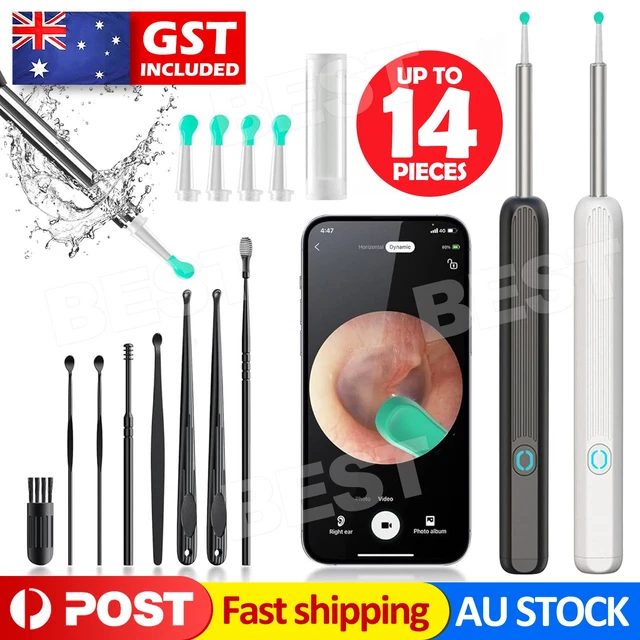 EAR CLEANER EAR Wax Remover Camera Cleaning Removal Pick Tool with ...