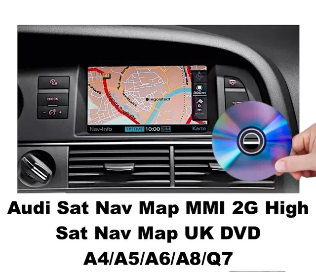 AUDI NAVIGATION MAP MMI 2G High Sat Nav Map UK A4/A5/A6/A8/Q7 UPD £14. ...