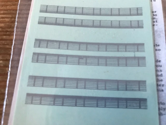 WALTHER’S HO SCALE Decal kit D-IIB VENETIAN BLINDS sticker set model ...