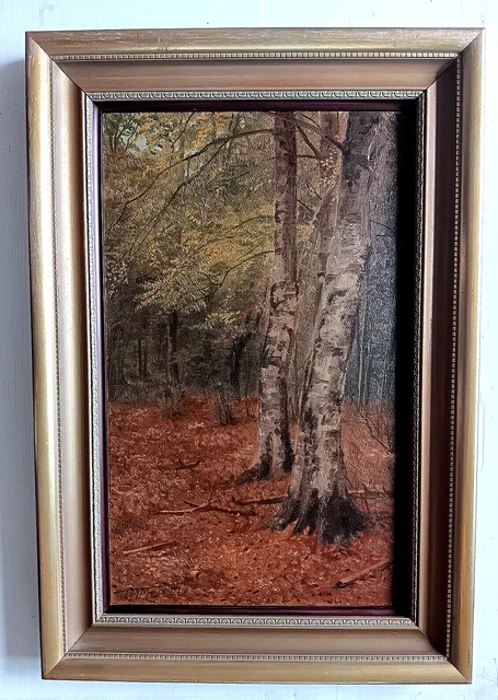 LISTED CANADIAN ARTIST - T. M. Martin (1838-1934) O/B - 13.5"x22 ...