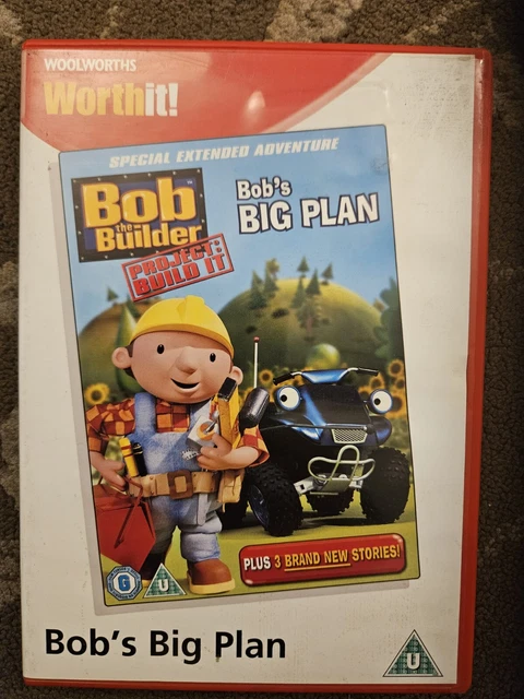 BOB THE BUILDER - Bobs Big Plan Dvd Rare Woolworths Worth It Cover £14. ...