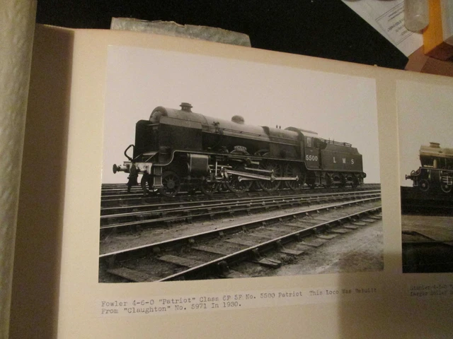 RAILWAY PHOTO 8X6 LMS 4-6-0 Patriot 7P No 5500 ex works c1930 £6.00 ...