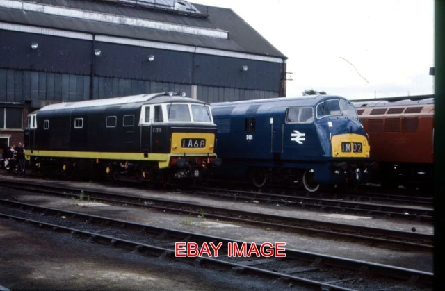 ORIGINAL 35MM SLIDE HYMEK NO D7018 & WARSHIP D821 AT OLD OAK COMMON ...
