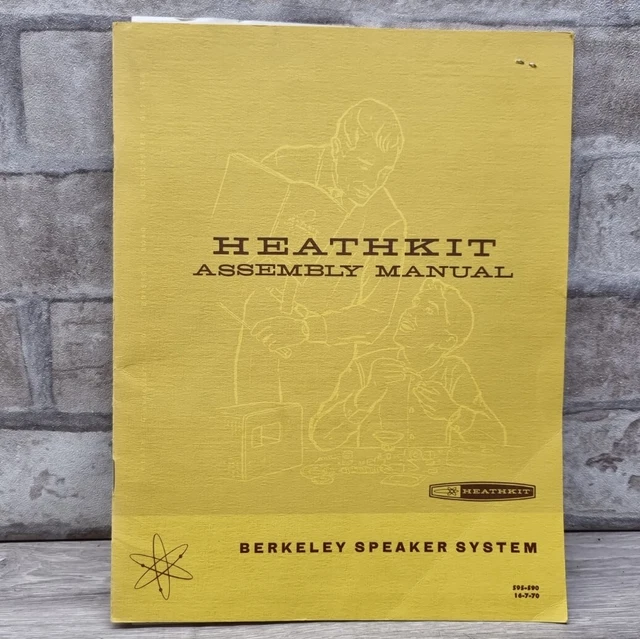 HEATHKIT ASSEMBLY & Operation Manual Berkeley Speaker System Heath ...
