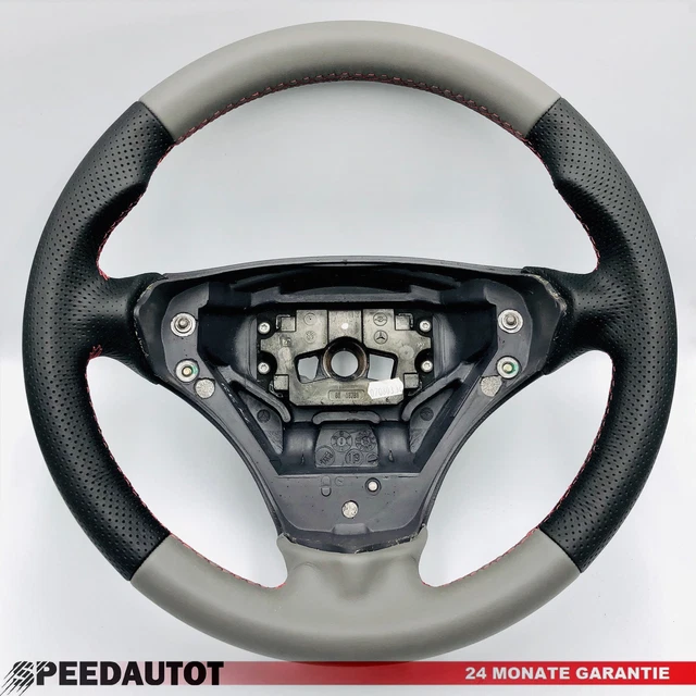 TUNING VOLANT EN Cuir pour Mercedes W168 Classe A Vaneo W414 Neuf Cuir ...