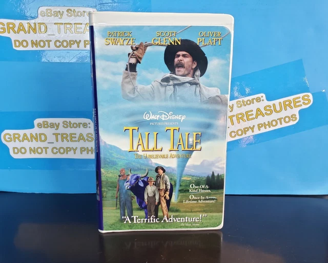 *VINTAGE* 1995 WALT DISNEY TALL TALE VHS VIDEO Patrick Swayze Nick ...