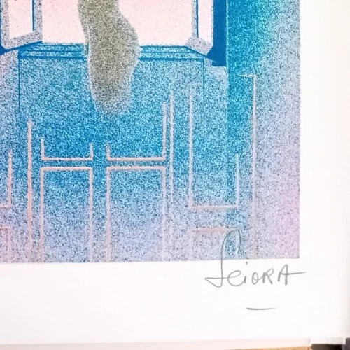 LITHOGRAPHIE DE DANIEL SCIORA "Femme Nue à la fenêtre" signée 1979 EUR ...