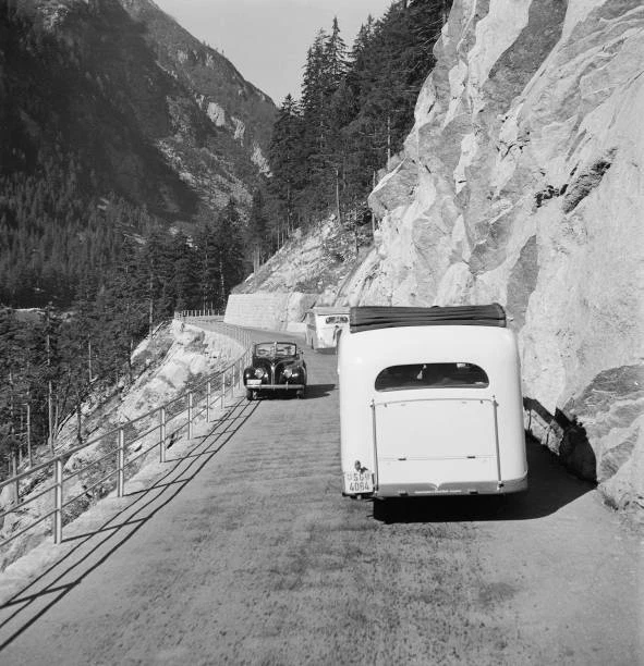 EXCURSION TO THE Susten Pass Switzerland 1946 Old Historic Photo $9.00 ...
