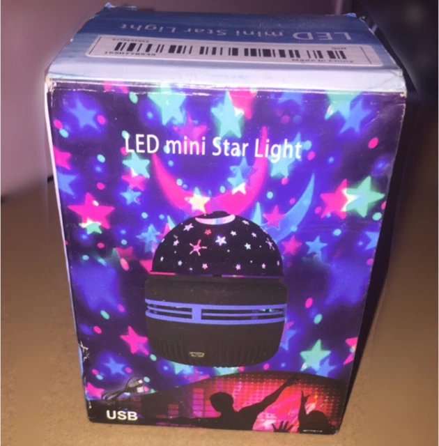 LED MINI STAR Light Stars And Moons . Projection. USB £0.99 - PicClick UK