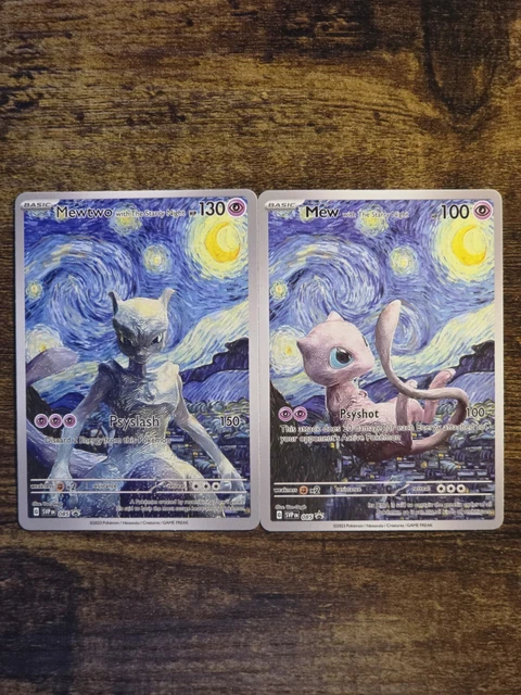MEW MEWTWO STARRY Night - Pikachu Van Gogh 085 No Charizard Pca EUR 6 ...